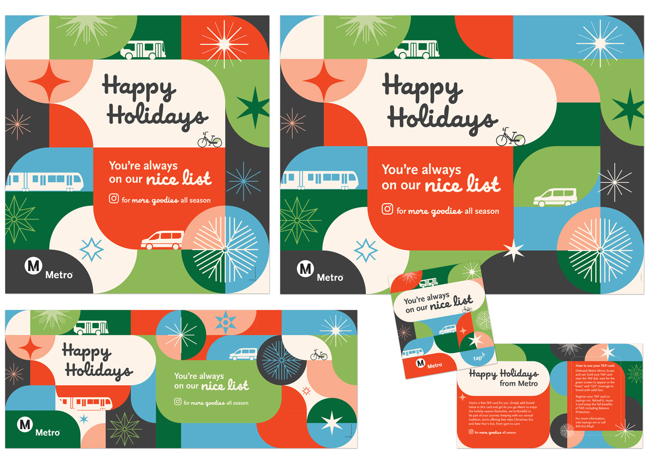 Metro: Holidays 2024 affinity campaign & station domination – parlato ...
